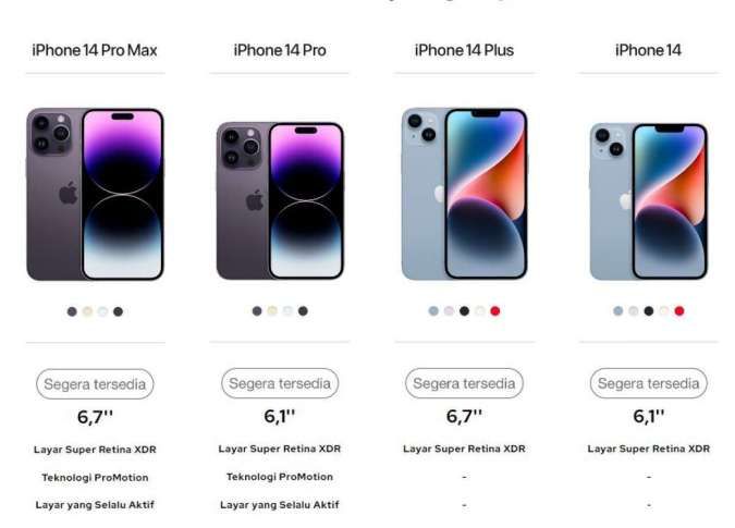 Harga iPhone 13, 14, 15, dan 16 Turun, Ini Daftar Lengkap Harga Resmi di Indonesia - News