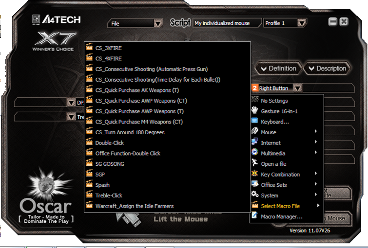 Setting Macro X7 SG No Miss Pointblank - News
